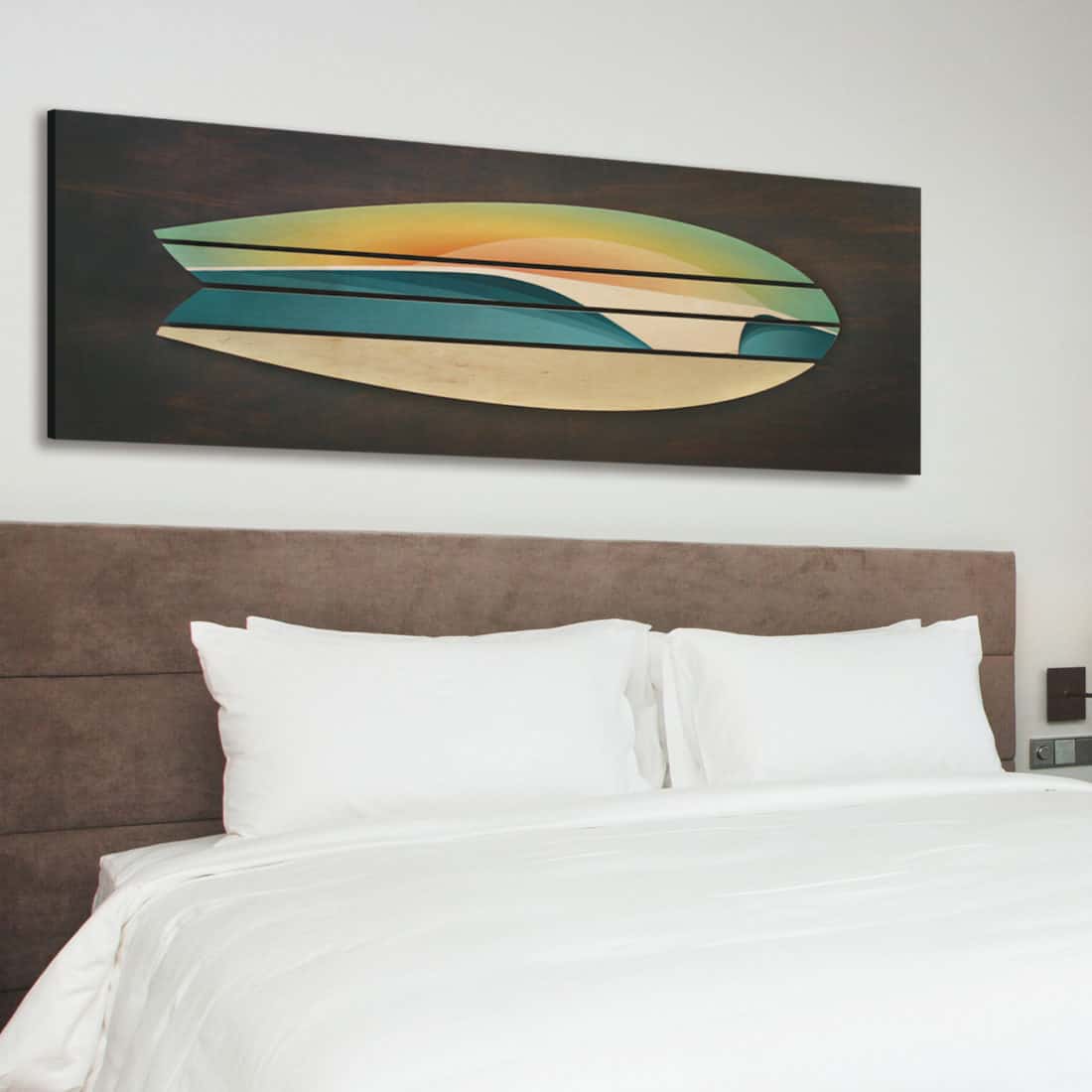 Wood Wave Carvings by Shaun Thomas | Wooden Wave Wall Art