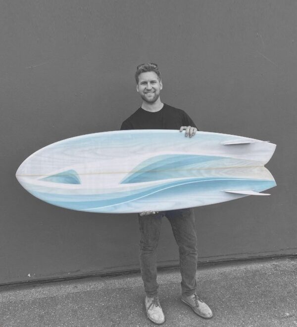 Wave Artist Shaun Thomas | Wood Wall Sculptures - Laguna Beach Art